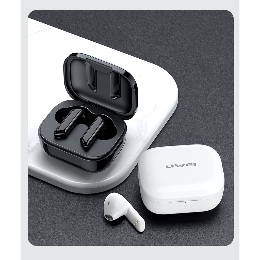 Awei T36 Earphone TWS Wireless Bluetooth 5.0 Mini Earbuds In-Ear ...