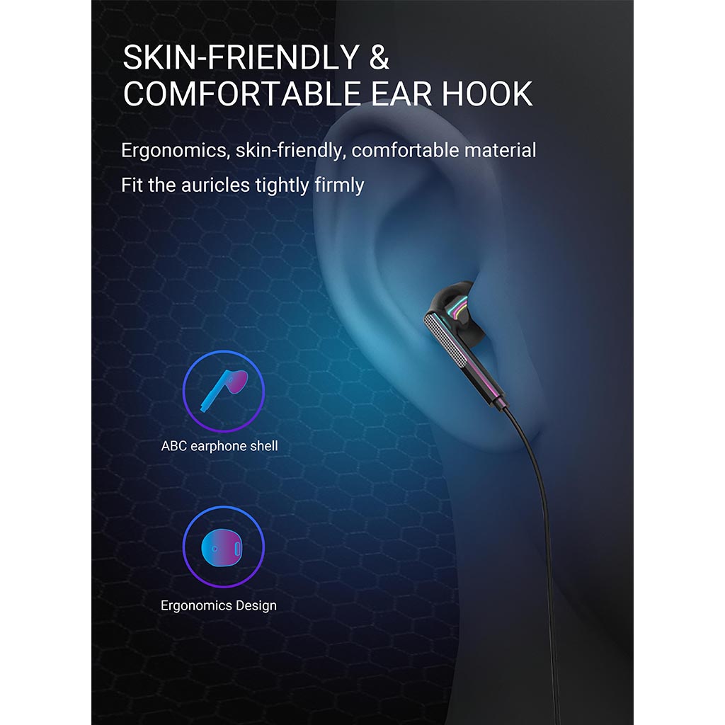 Awei PC-7T Type-C Plug In-Ear Headset Wired Earphone Mini Stereo ...