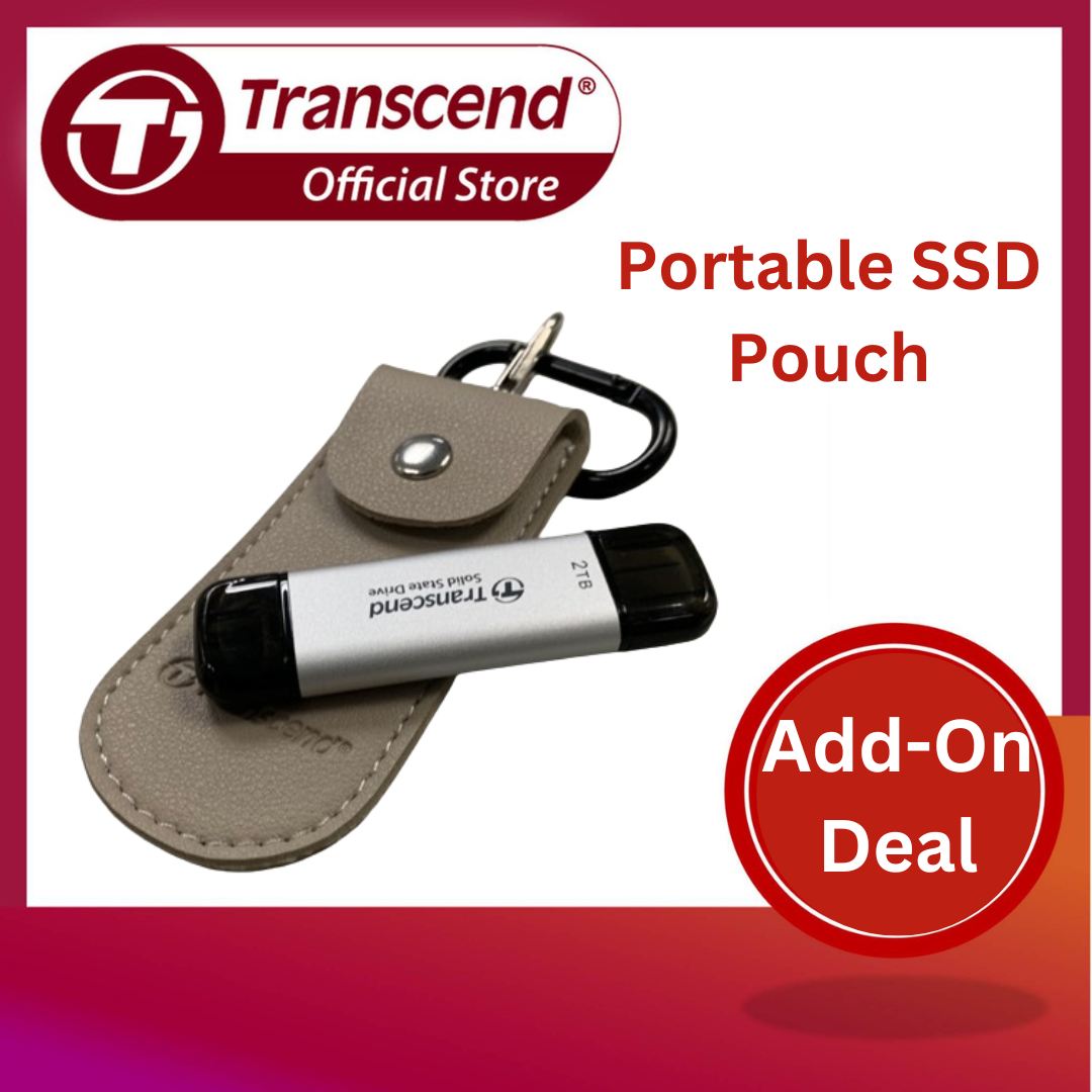 Transcend Portable SSD Carry Pouch (ESD300 & ESD310) | Shopee Philippines