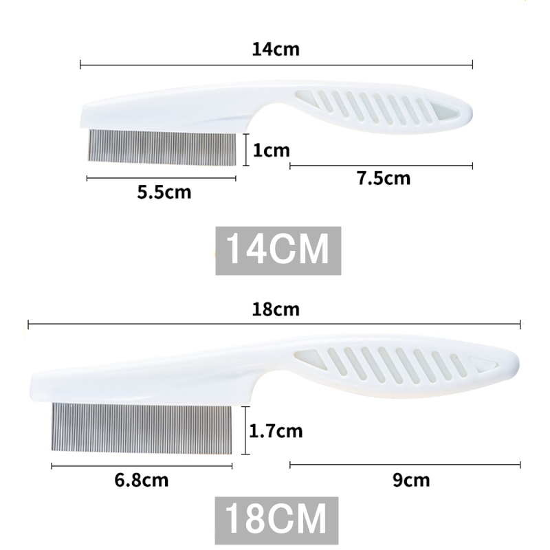 Dog Eye Combs Tear Stain Remover Combs Pet Flea Comb Dog Cat Hair Comb ...