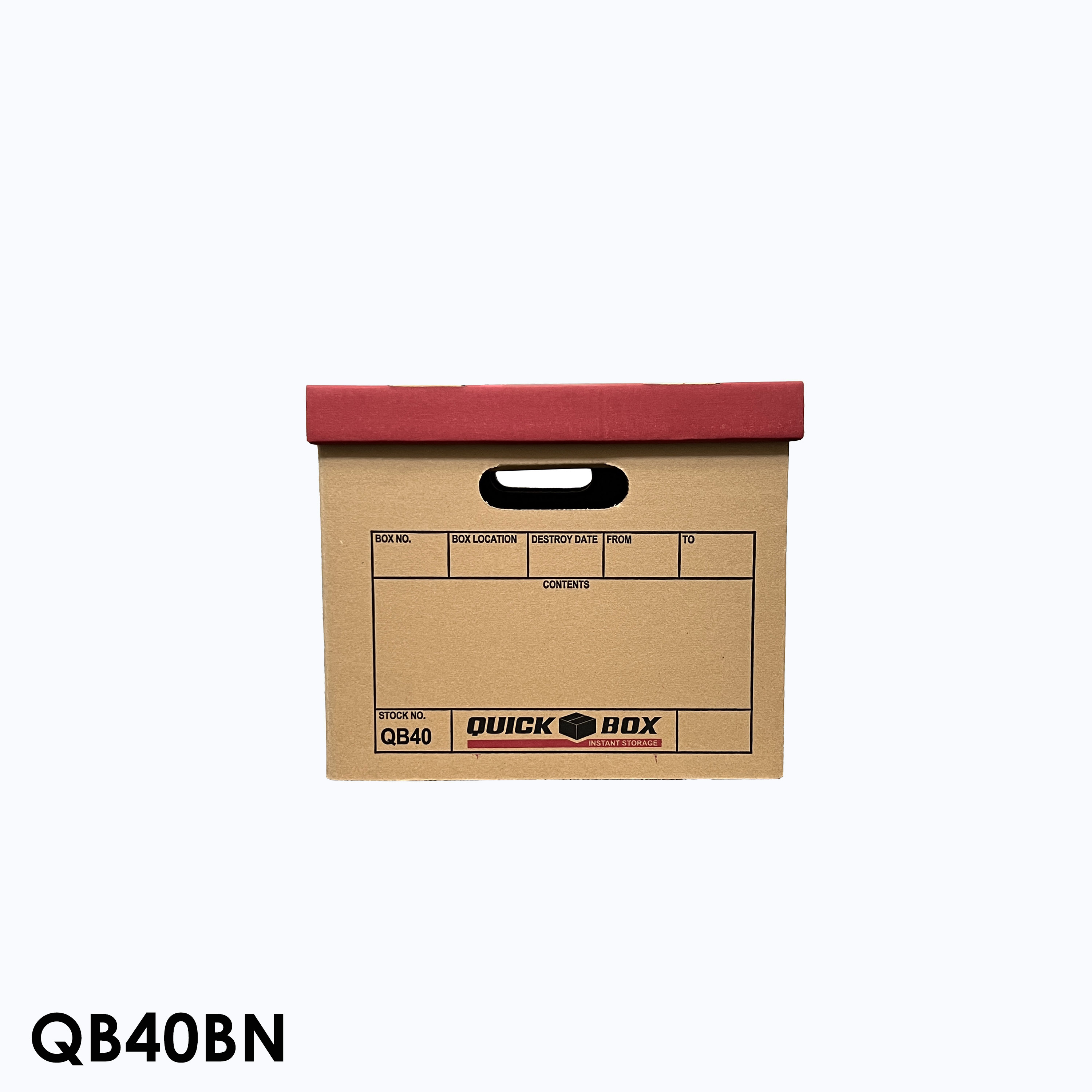 QUICKBOX Storage Boxes (Letter/Legal) 12"Wx10"Hx15"L ideal for filing ...