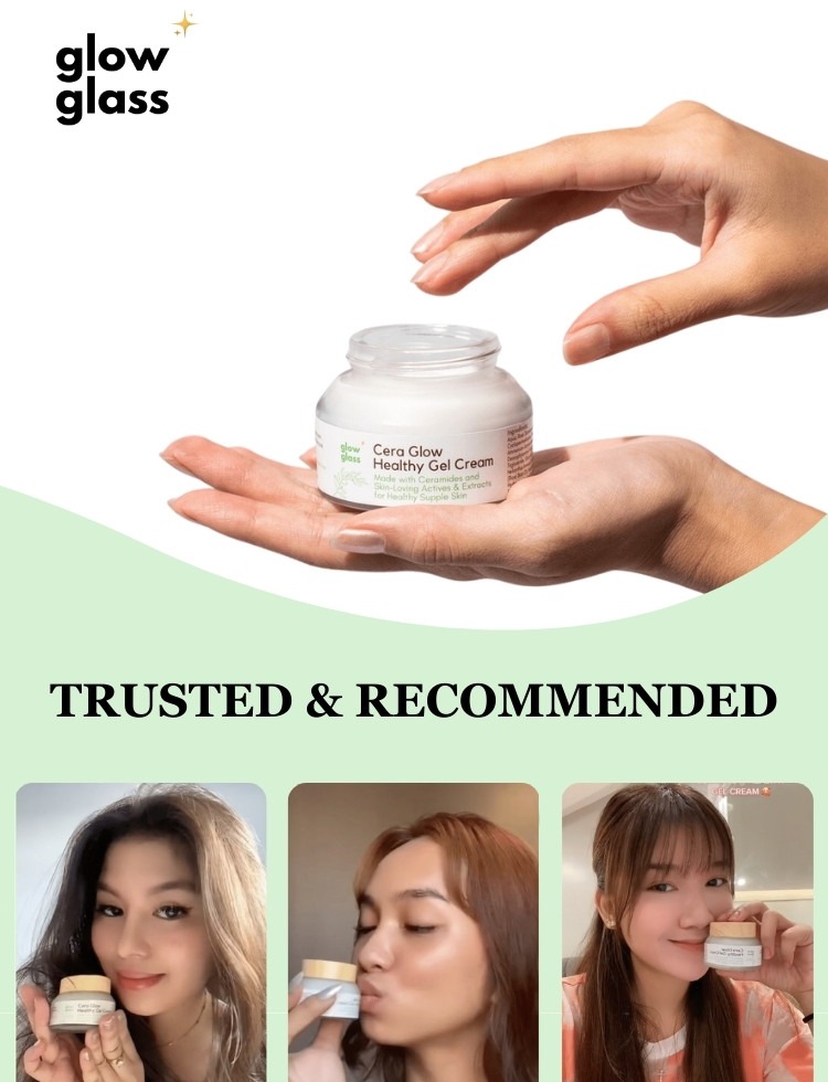Glow Glass Beauty Cera Glow Healthy Gel Cream Skin Barrier Repair 50g ...