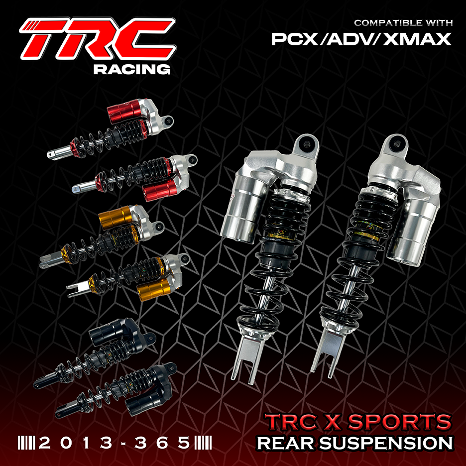 TRC Racing PH X PRO 365mm PCX/ADV/XMAX Shock Absorber Suspension Fully ...