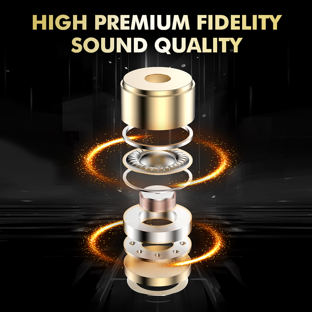 Popcorn BASS X9 Pro Dual Magnetic Dynamic Unit Ear Earphone HIFI DJ ...