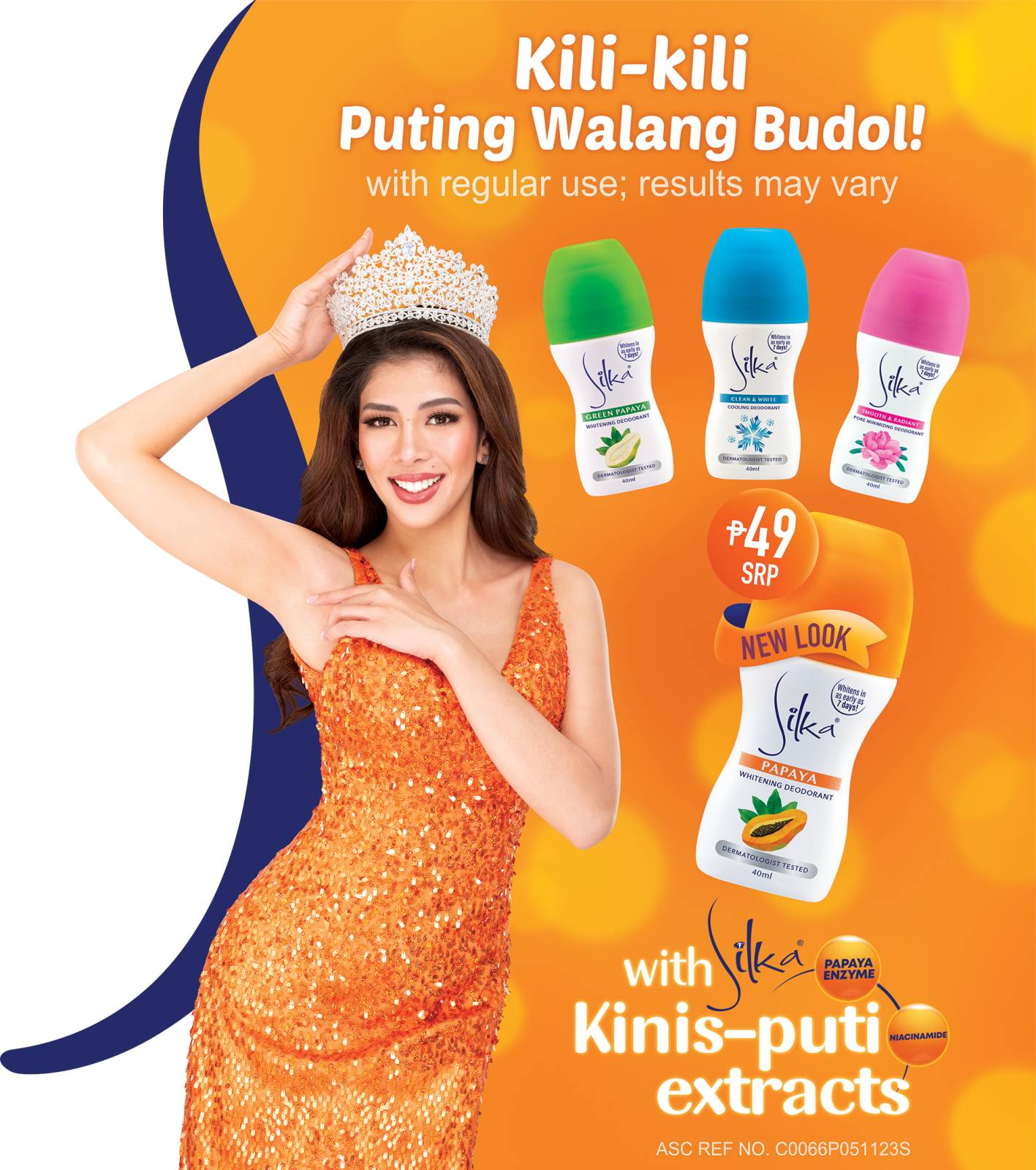 Silka Papaya Deo 40ml | Shopee Philippines