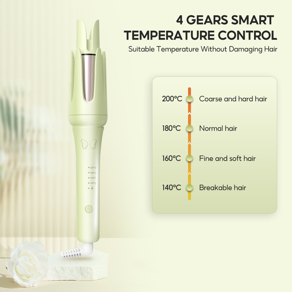 EYSIN HC10 Pro Automatic Curler Iron Ceramic essential oil 3000W Negative Ion Fast Heating ...