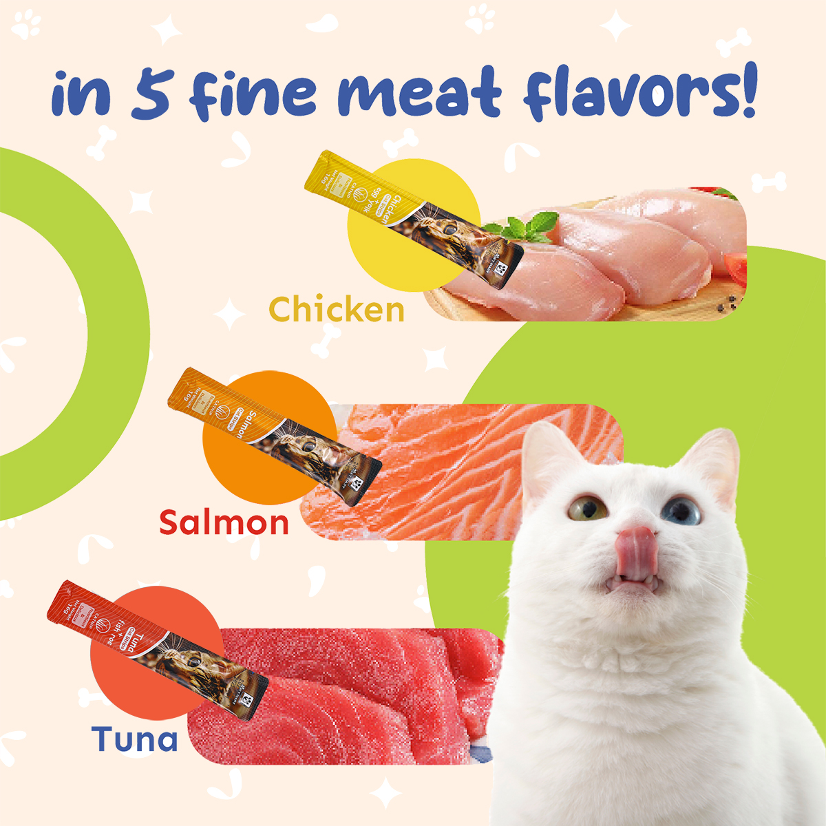 【150PCS】16g Cat Treats Cat Snacks Cat Kitten Snacks Cat Treats Fresh ...