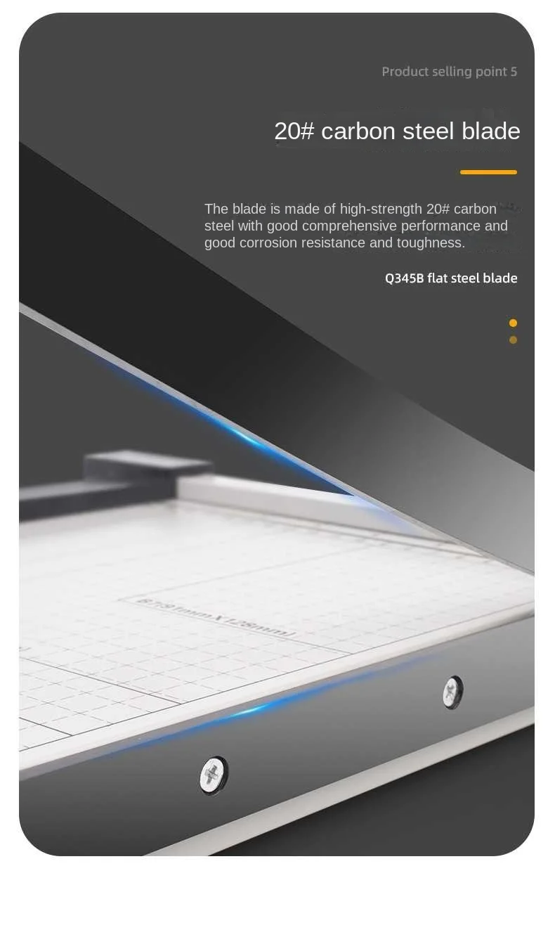 Officom Paper Cutter Metal & Wood Base A4 A3 A5 B3 B4 B5 Size Heavy ...