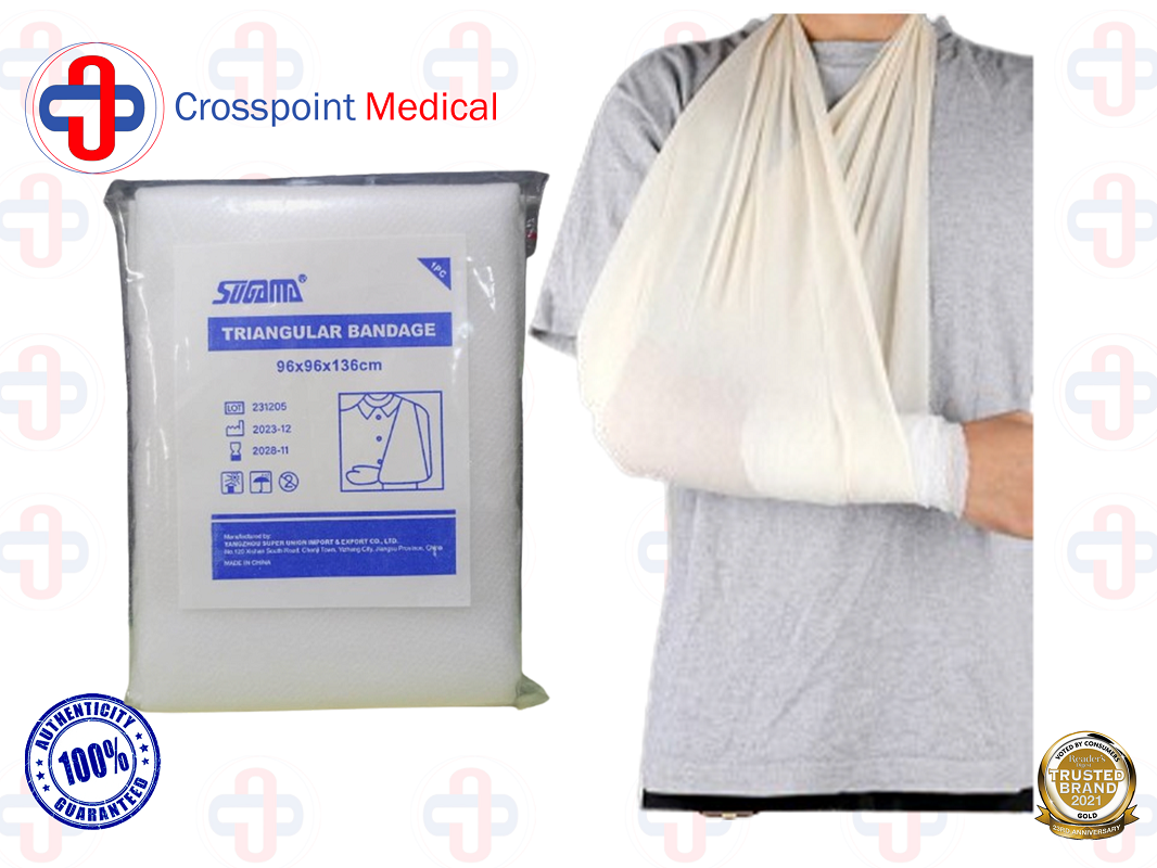 Crosspoint Triangular Bandage 96cm x 96cm x 136cm | Shopee Philippines