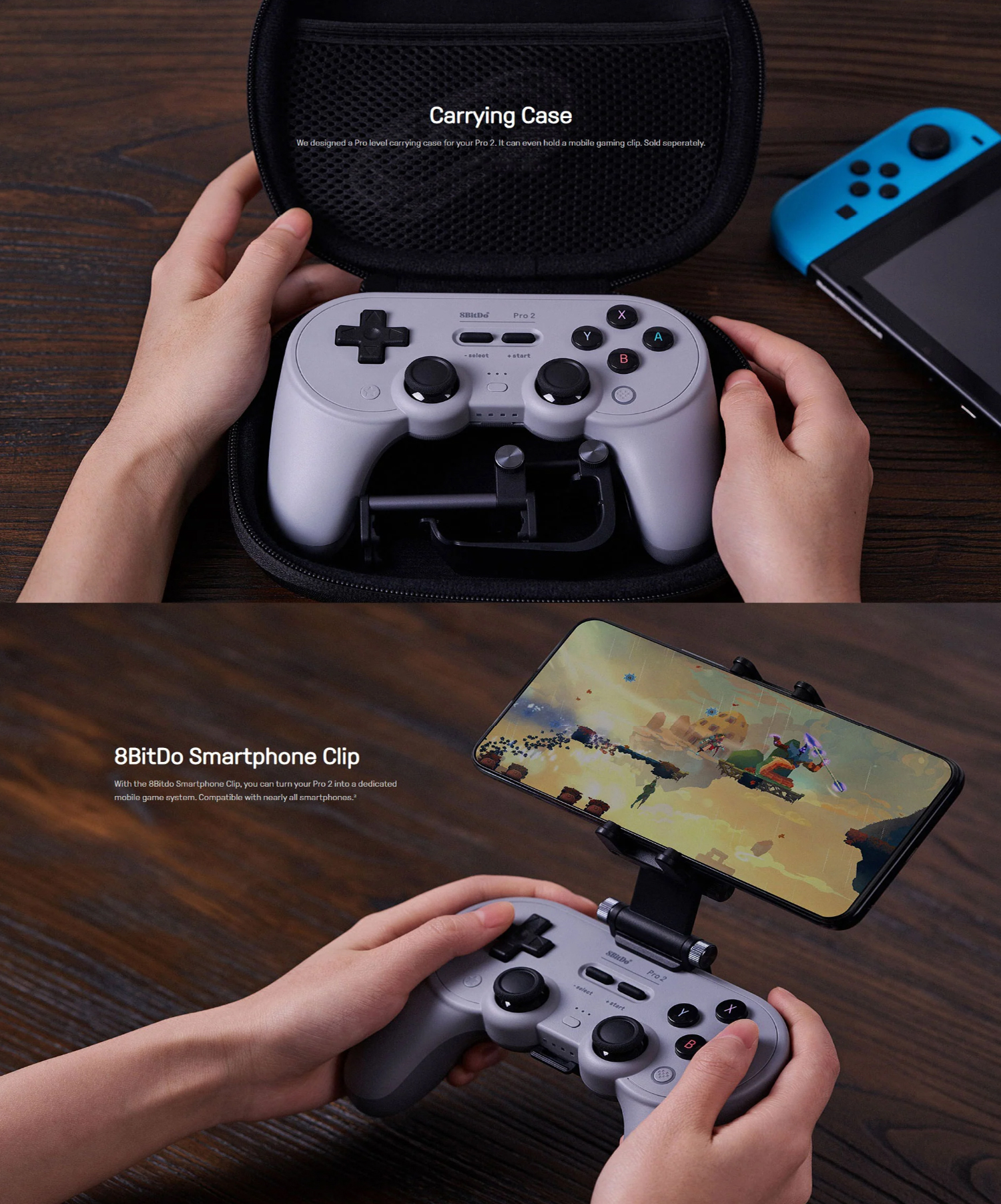 8bitdo Pro 2 Bluetooth Gamepad Hall Edition (Switch/Windows/Apple/MacOS ...