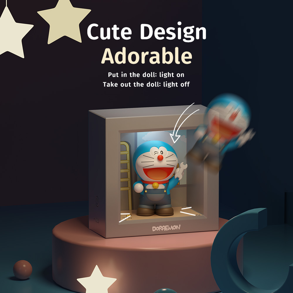 Rock Space Doraemon Occupation Series Doll Night Light Sleep Light ...