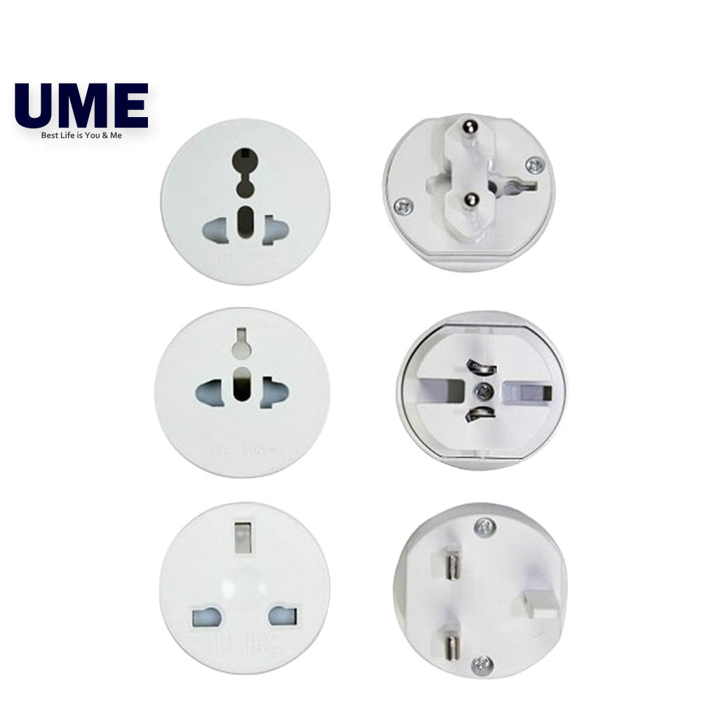 Universal Travel Adapter Round All In One Multipurpose Converter ...