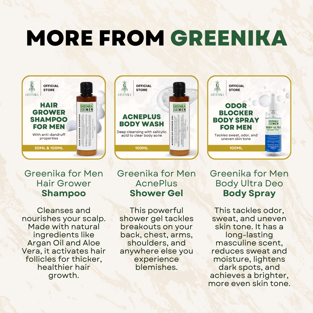 [ Anti Odor Body Wash ] Greenika For Men Mascufresh Body Wash Shower