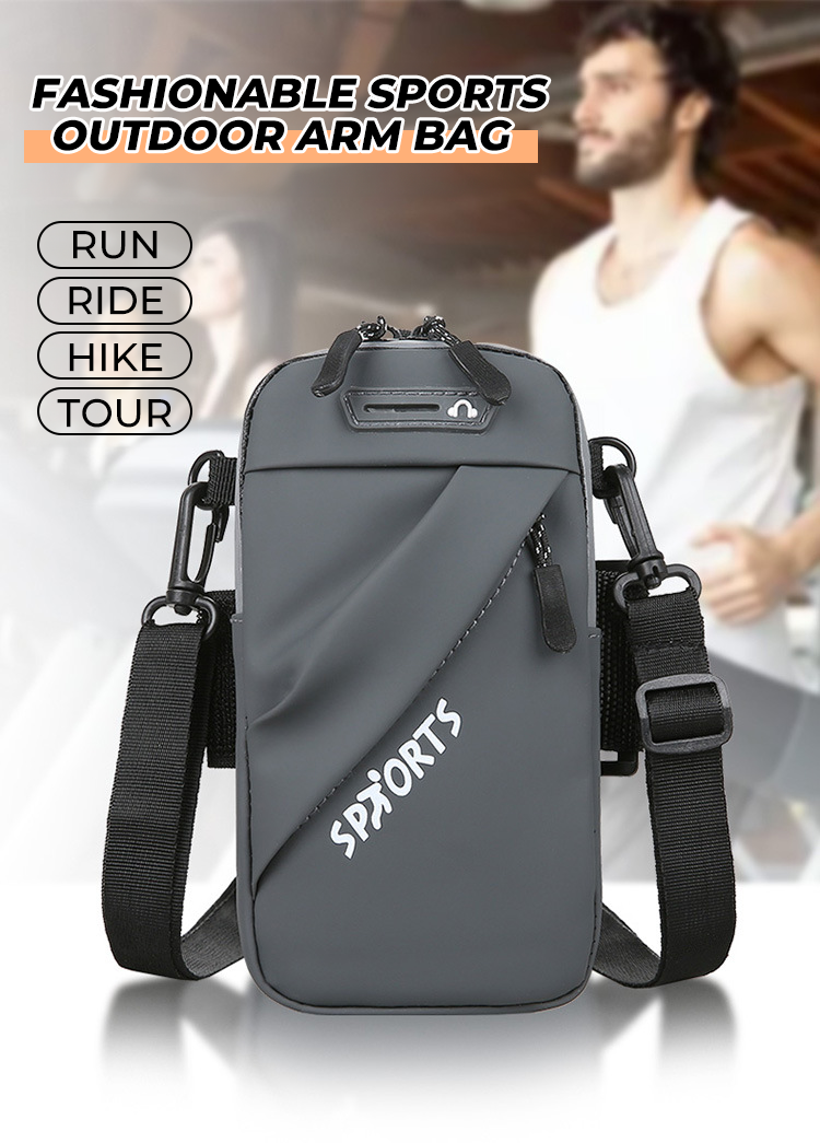 YL-Outdoor Sweat-Proof Running Armbag Cross-Body Shoulder Casual Wallet Purse Crossbody Bag ...