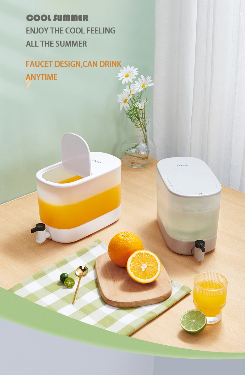 Ecoco Water Jug with Faucet Juice Dispenser 4L &Refrigerator Cold ...