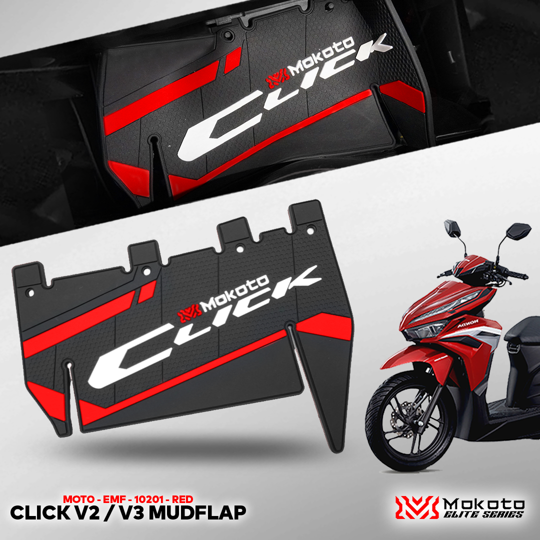 MOKOTO ELITE HONDA CLICK V2 / V3 RUBBERIZED MUD SPLASH GUARD COVER ...