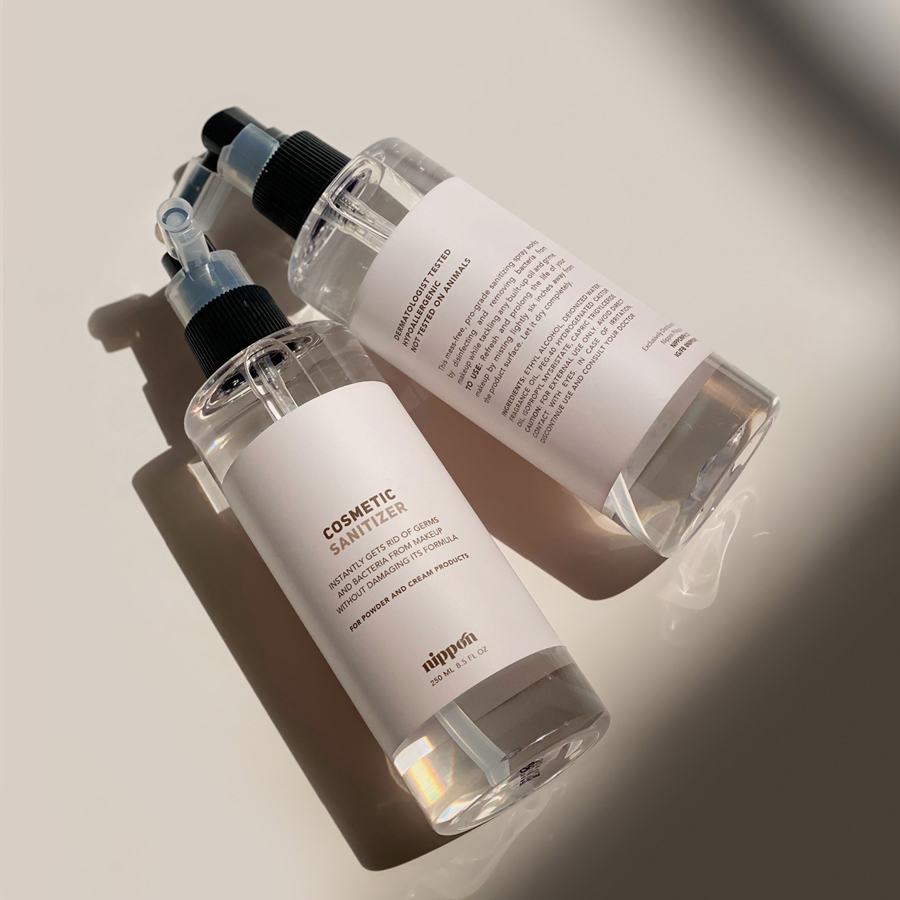 Nippon Cosmetic Makeup Sanitizer Disinfecting Spray for Makeup and ...