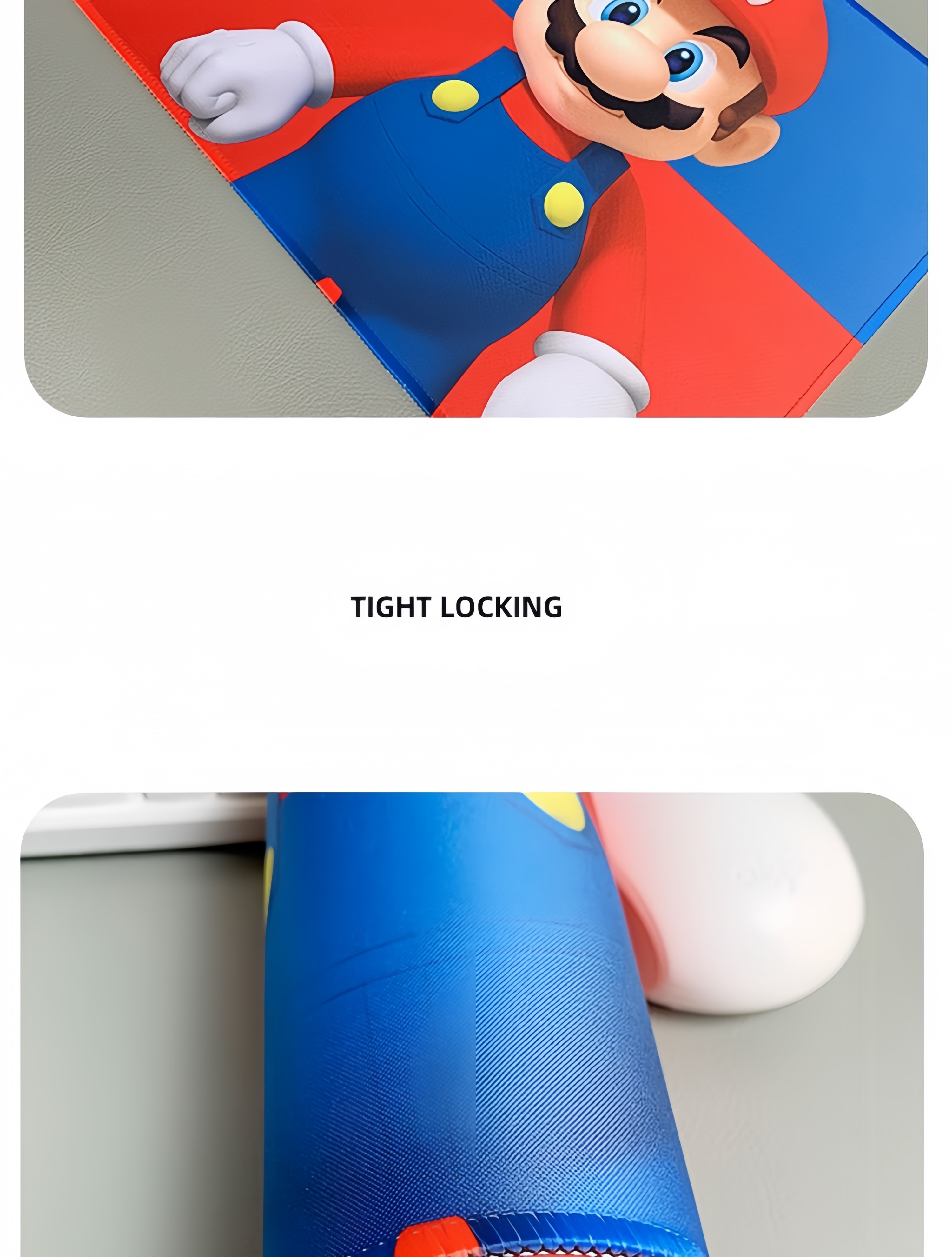 Zeus x Super Mario Extended Mouse Mat / Mouse Pad For Gaming / Office ...