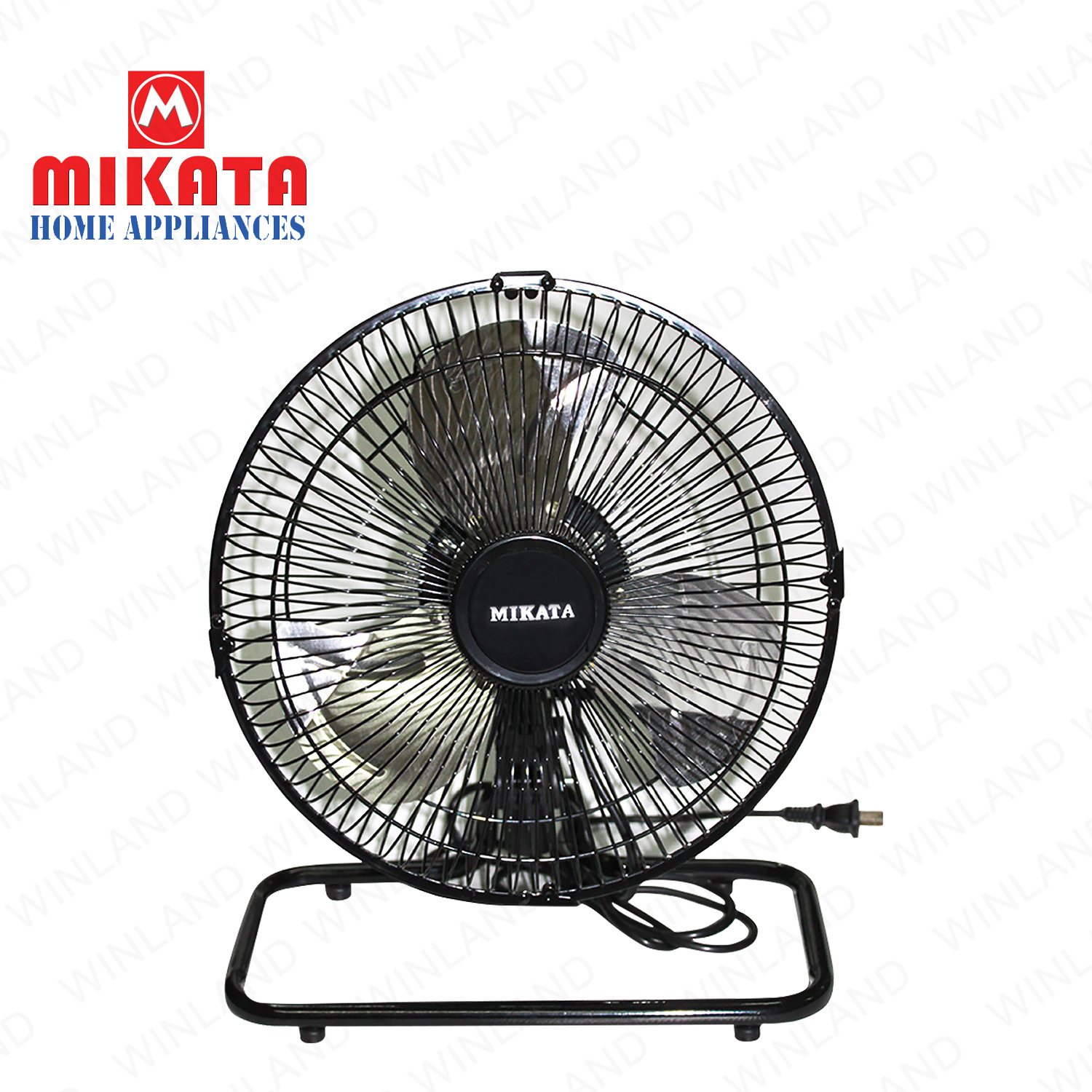 Mikata by Winland 10 Inches Ground Fan / Electric Fan 230V/50W (3-Metal ...