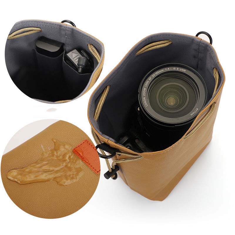 Portable camera storage bag waterproof canvas Camera bag camera bag ...