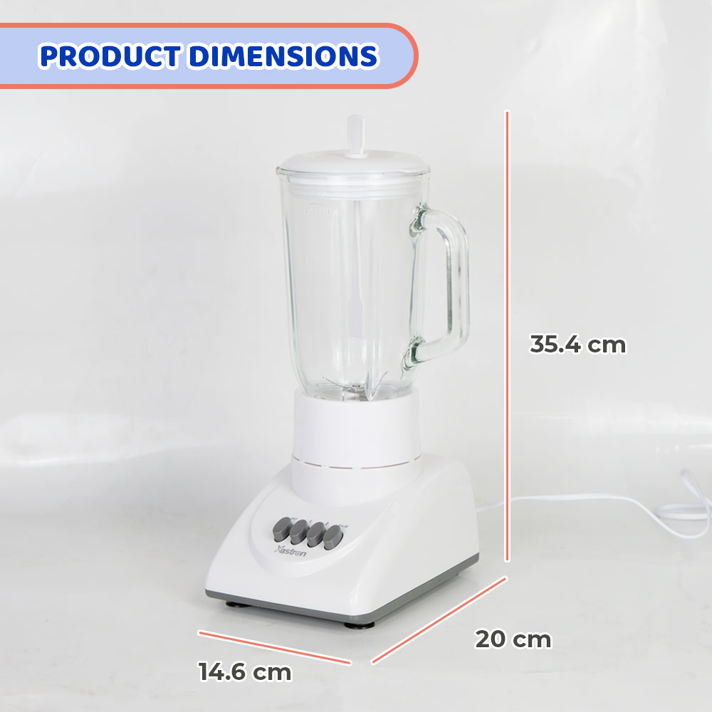 Astron BL125 Everyday Blender - White | 1.25L | Compact and Reliable ...