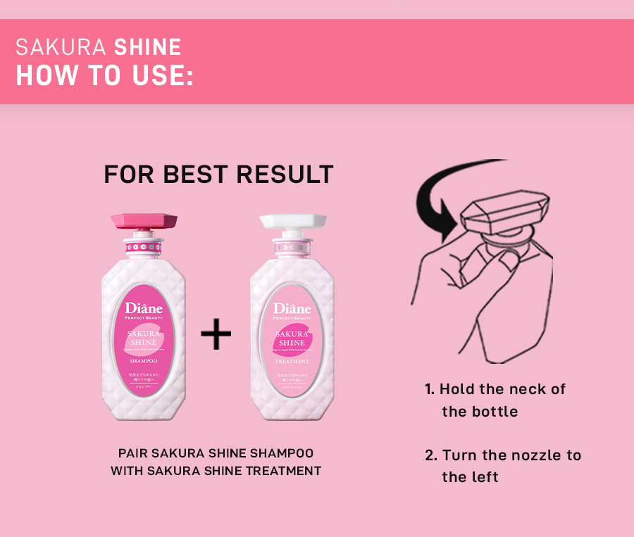 [LIMITED EDITION] Moist Diane Sakura Shine Shampoo (450 ML) | Shopee Philippines