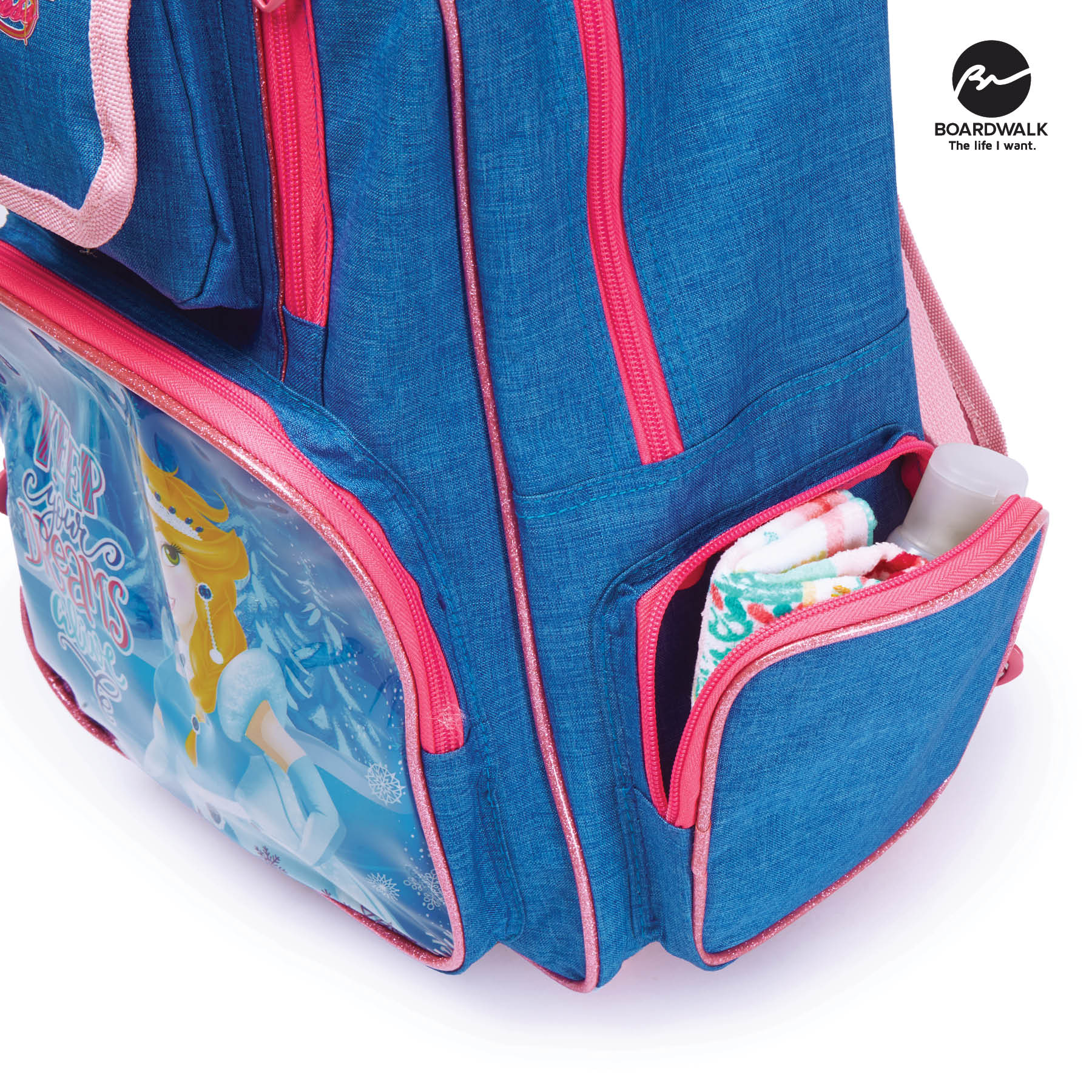 Boardwalk Elzen Stroller Bag In Princess Design With Lunch Kit | Shopee ...