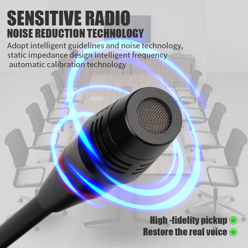 RAYHAYES Conference Microphone 360 Degree Adjustable Gooseneck MIC ...