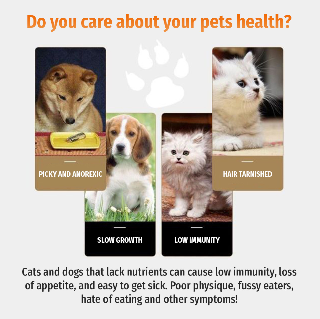 Cassiel Pet Natural Liver Chicken Beef Sprinkles Food Topper Supplement ...