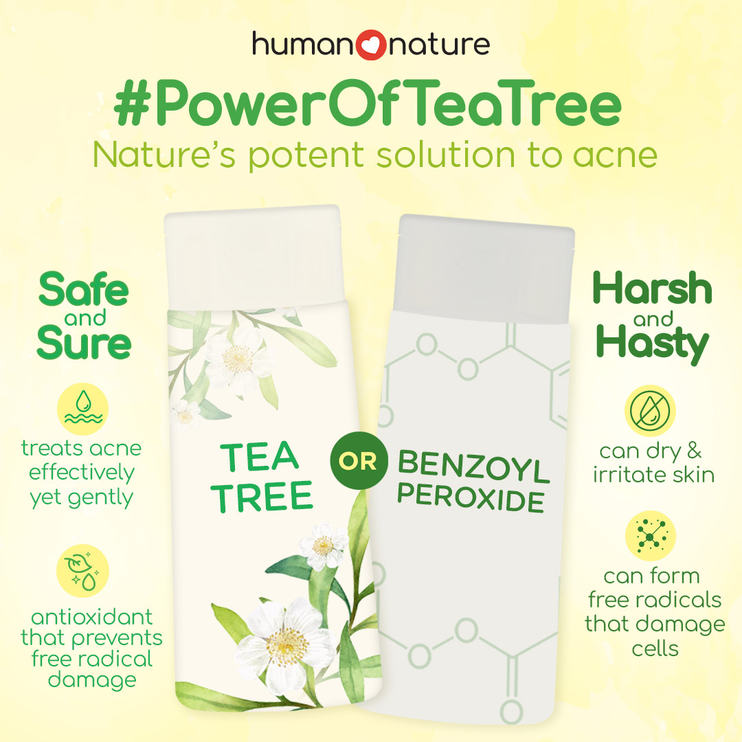 Human Nature Acne Defense Trio - Solution Gel, Facial Wash, Toner ...