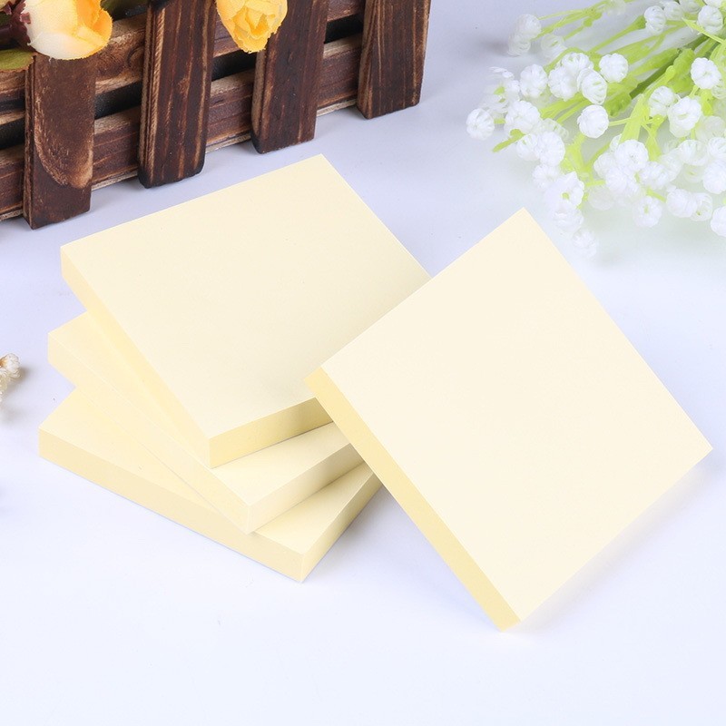 METECH 100 sheets Sticky Notes Memo Pad (7.6cm x 7.6cm)Easily to Stick ...