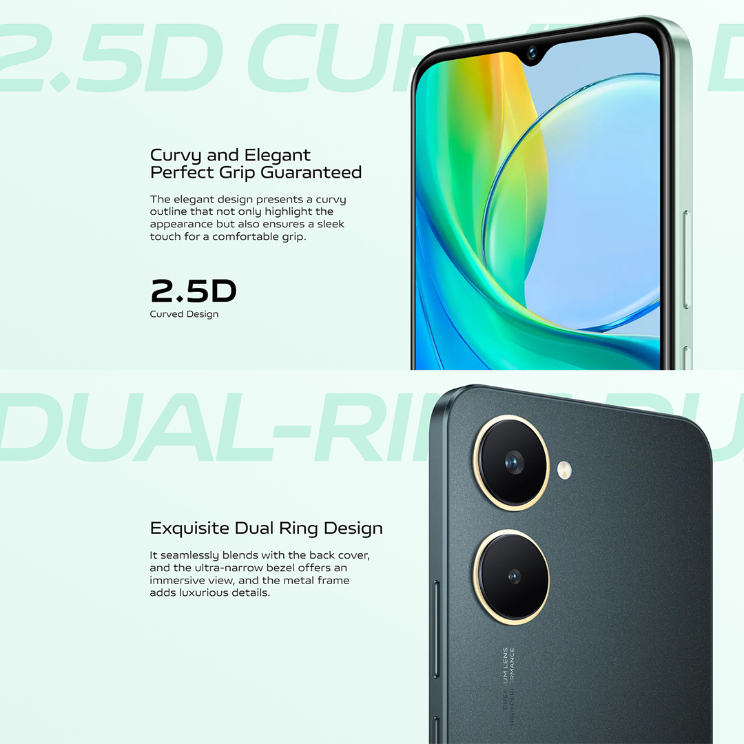 Vivo Y03 Smartphone | 4GB+64GB / 4GB+128GB | Helio G85 | 13MP HD Main Camera | 6.56” 90Hz ...