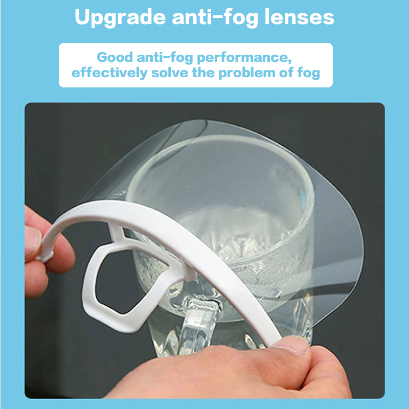 10pcs Food Sanitary Mouth Mask Transparent Clear Anti Fog Shield ...