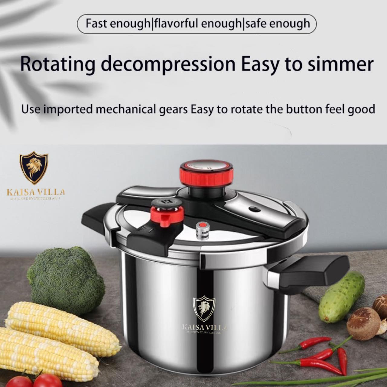 Kaisavilla New Stainless steel safe and fast cooking pressure cooker ...