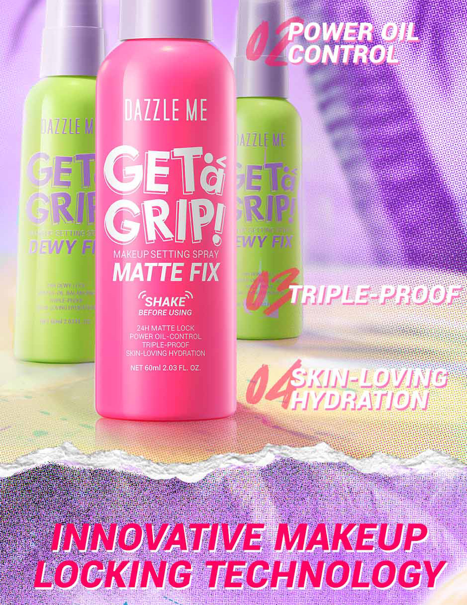 MOST LOVED! | DAZZLE ME Get a Grip! Makeup Setting Spray Make Up Set ...