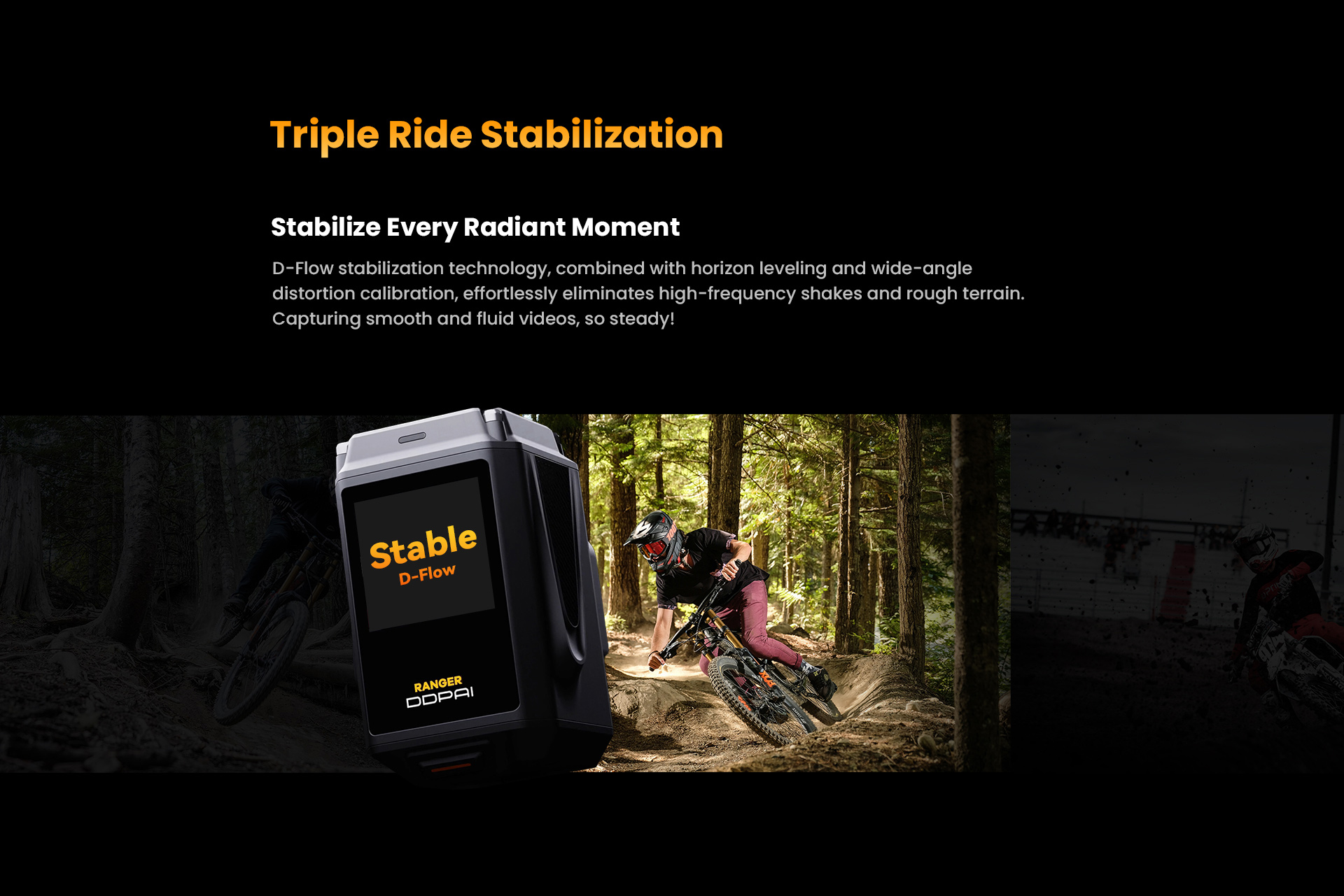 DDPAI RANGER 4K Riding Camera IP67 Waterproof Motorcycle Motorbike Dash ...