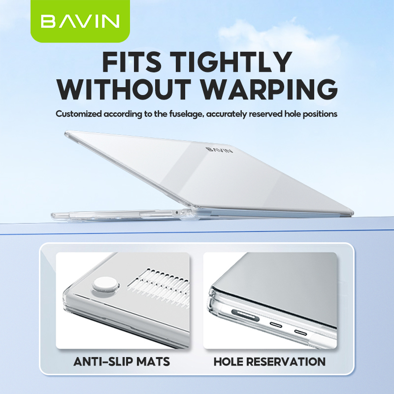 BAVIN C03 Laptop Hardshell Case Transparent Suitable For Laptop Air 13. ...