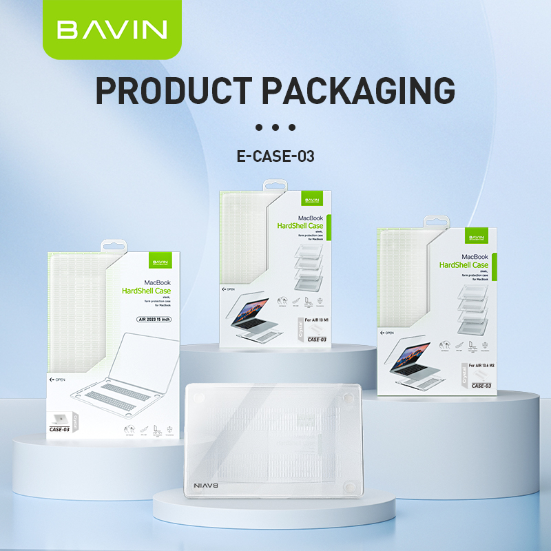 BAVIN C03 Laptop Hardshell Case Transparent Suitable For Laptop Air 13. ...