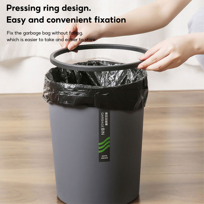 CHIT 8L/10L Pressing Ring Trash Can Plastic Garbage Can For Kitchen ...