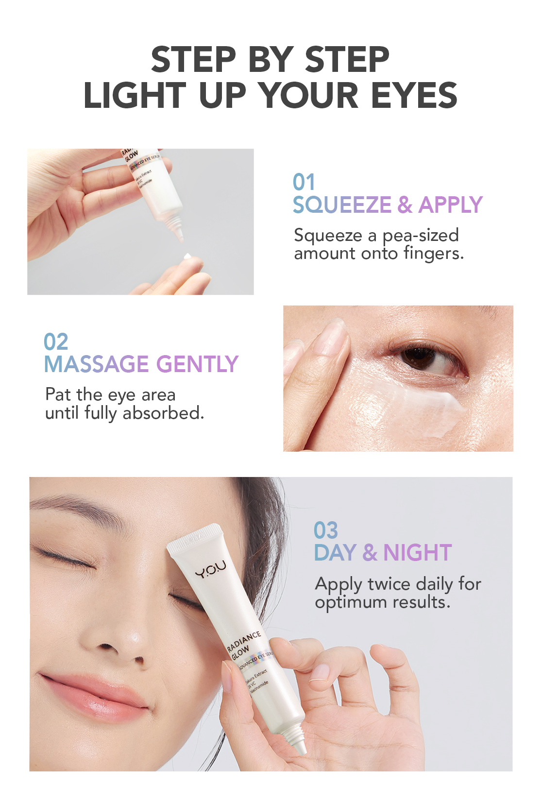 Y.O.U Radiance Glow Advanced Eye Serum | Reduce Dark Circles | Brighten ...