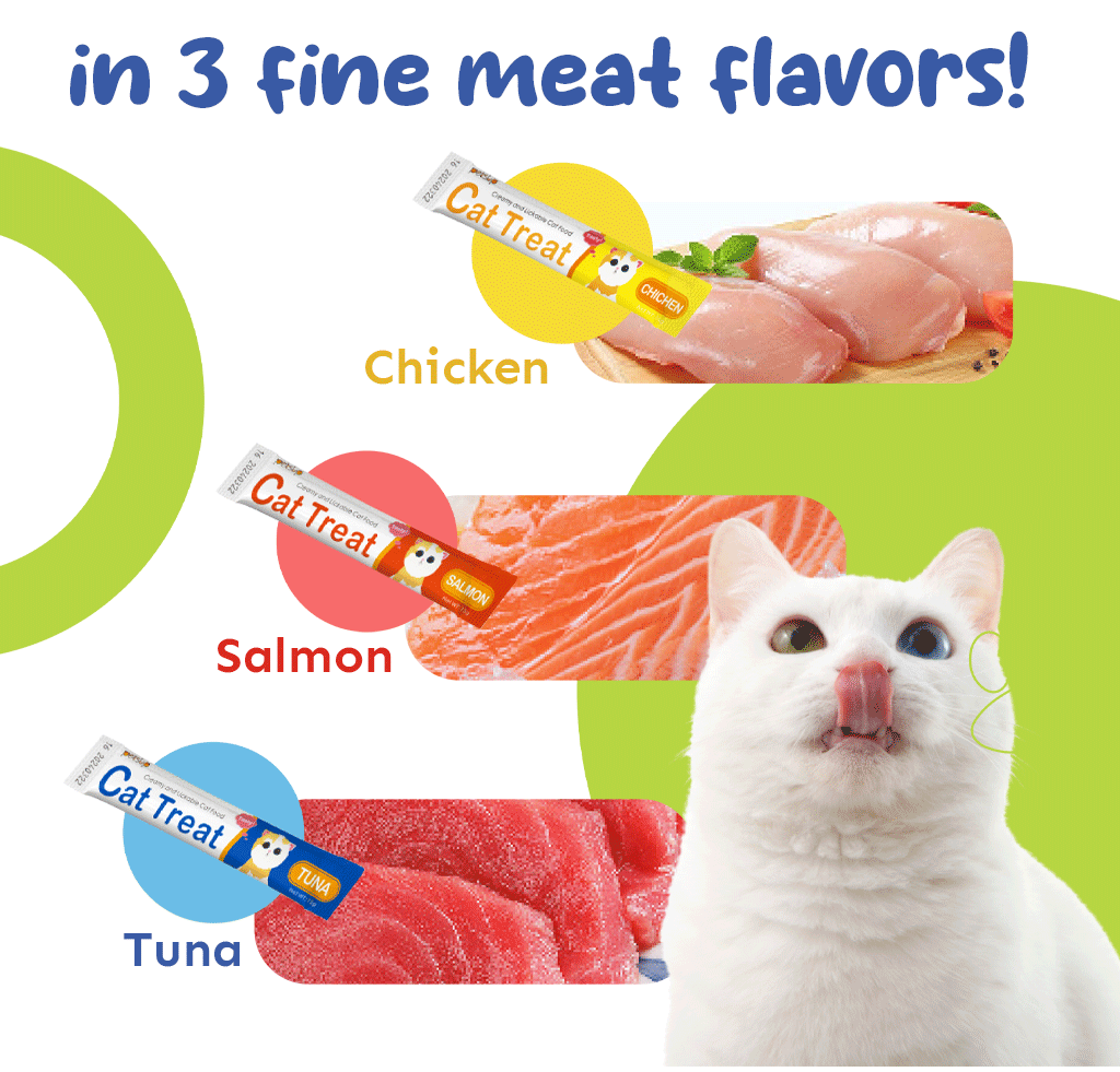 Petsup 15Pcs Cat Strip Treats Liquid Creamy Snacks Tasty Nutritious for ...