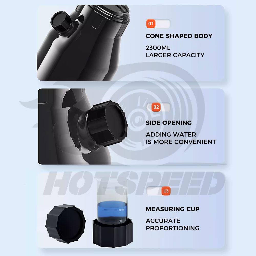HOTSPEED 3L Foam Sprayer Car Wash Pressure Washer Power Sprayer Car ...