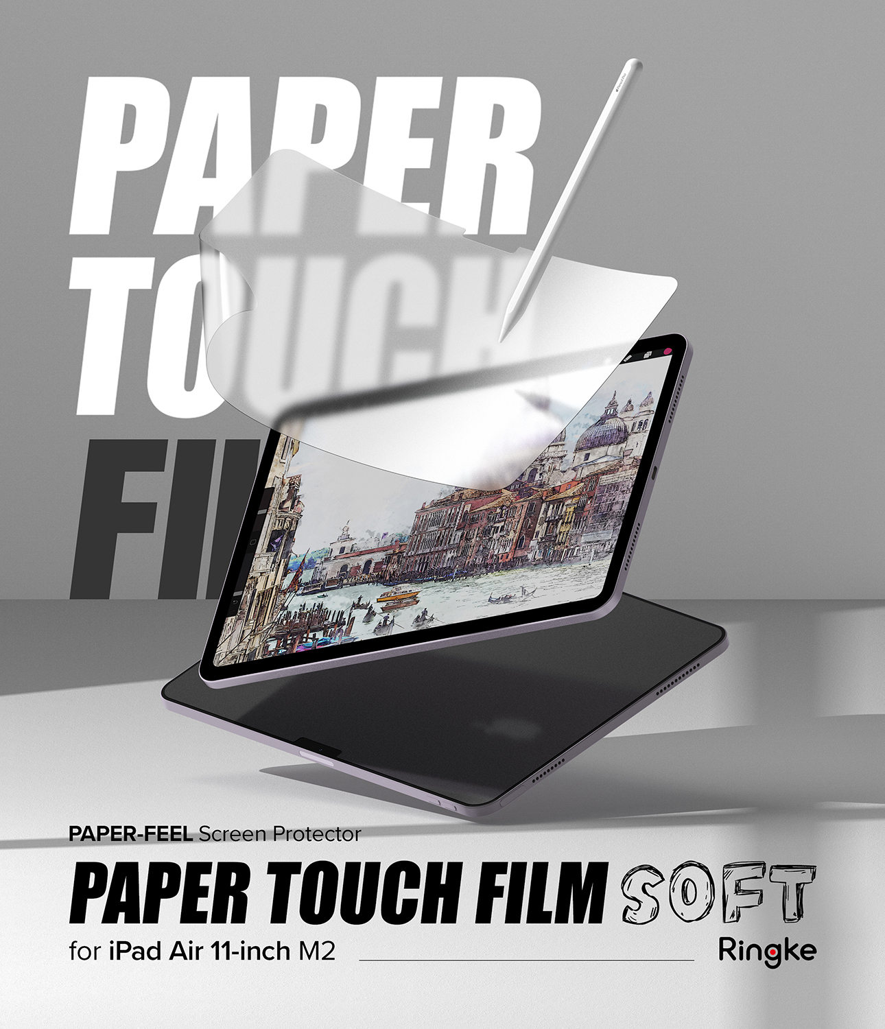 Ringke Paper Touch Film Screen Protector for Apple iPad Air 11-inch M2 ...