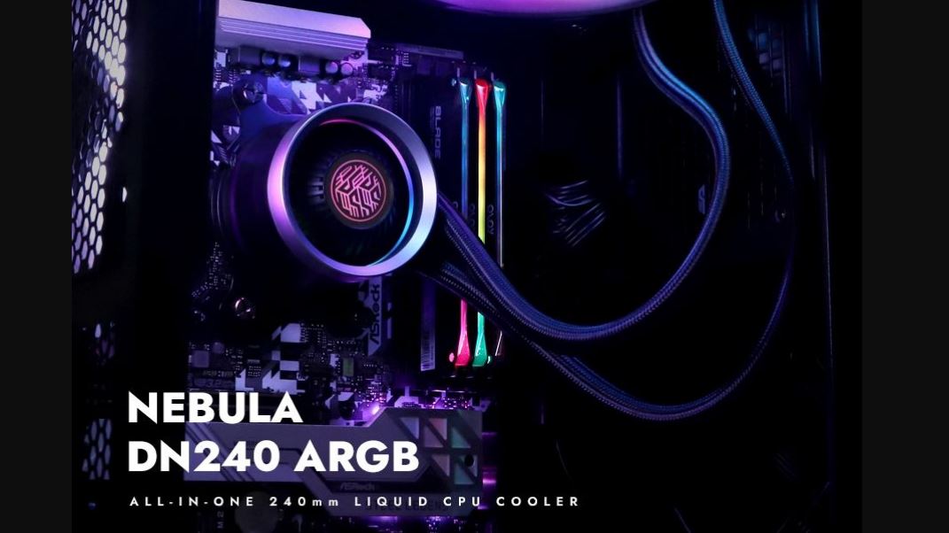 Darkflash Nebula DN240 aRGB AIO Liquid CPU Cooler All in One 3-pin 5v ...