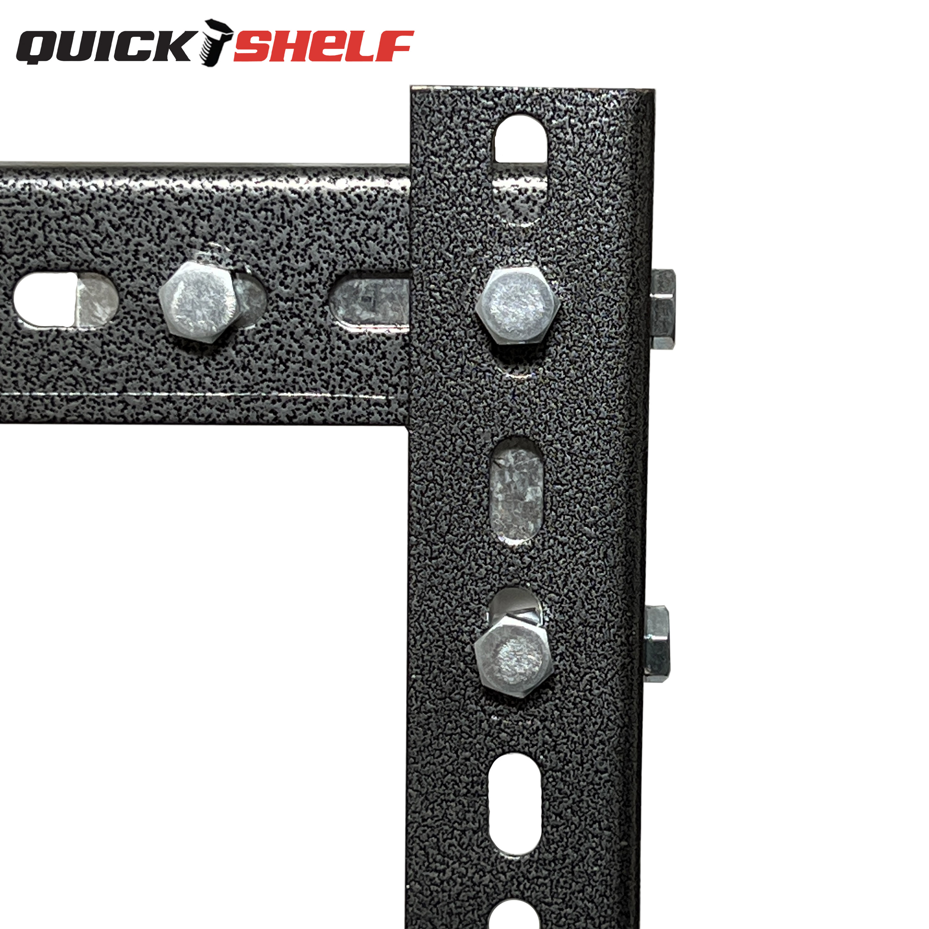 QUICKSHELF SLOTTED ANGLE BAR POST 1.5"x1.5"x1.8mm (38x38mm) QS712 DIY ...