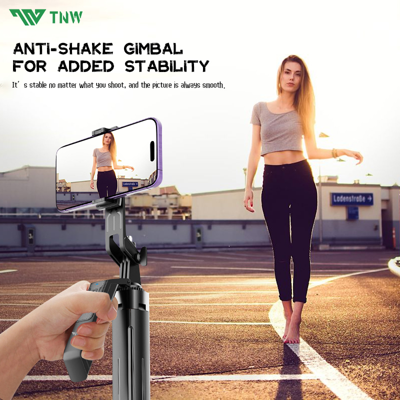 TNW S30 Four Corner Selfie Stick Tripod 360°Rotation with Bluetooth ...