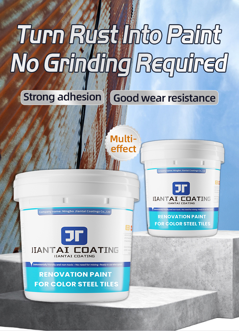 50 years without rusting or peeling 2 in 1 anti rust paint for metal ...