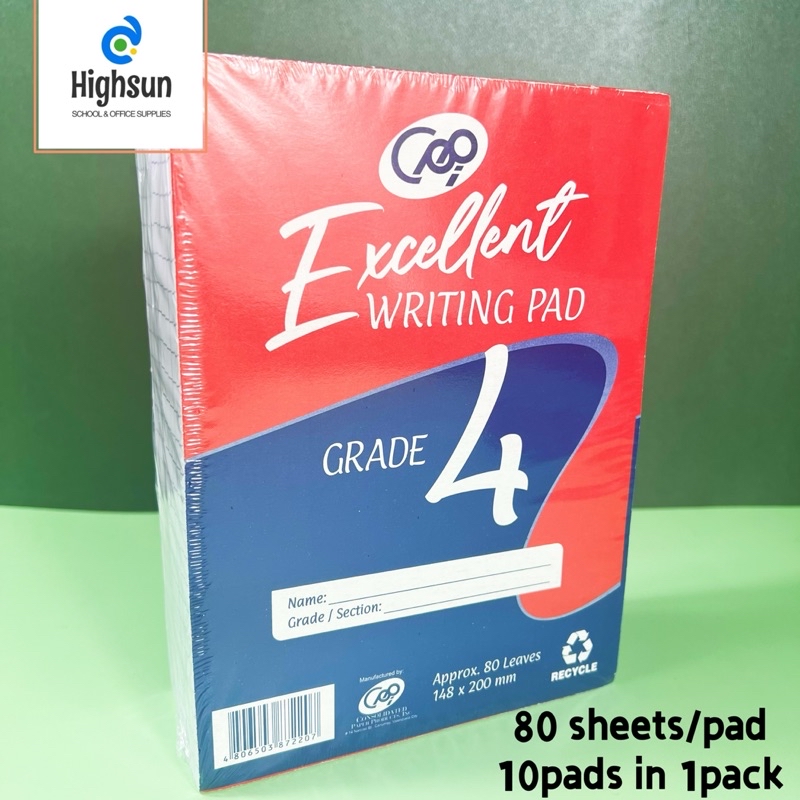 Idols Kids/Excellent/Eagle Writing Pad Paper 10 Pads In One Pack Grade ...
