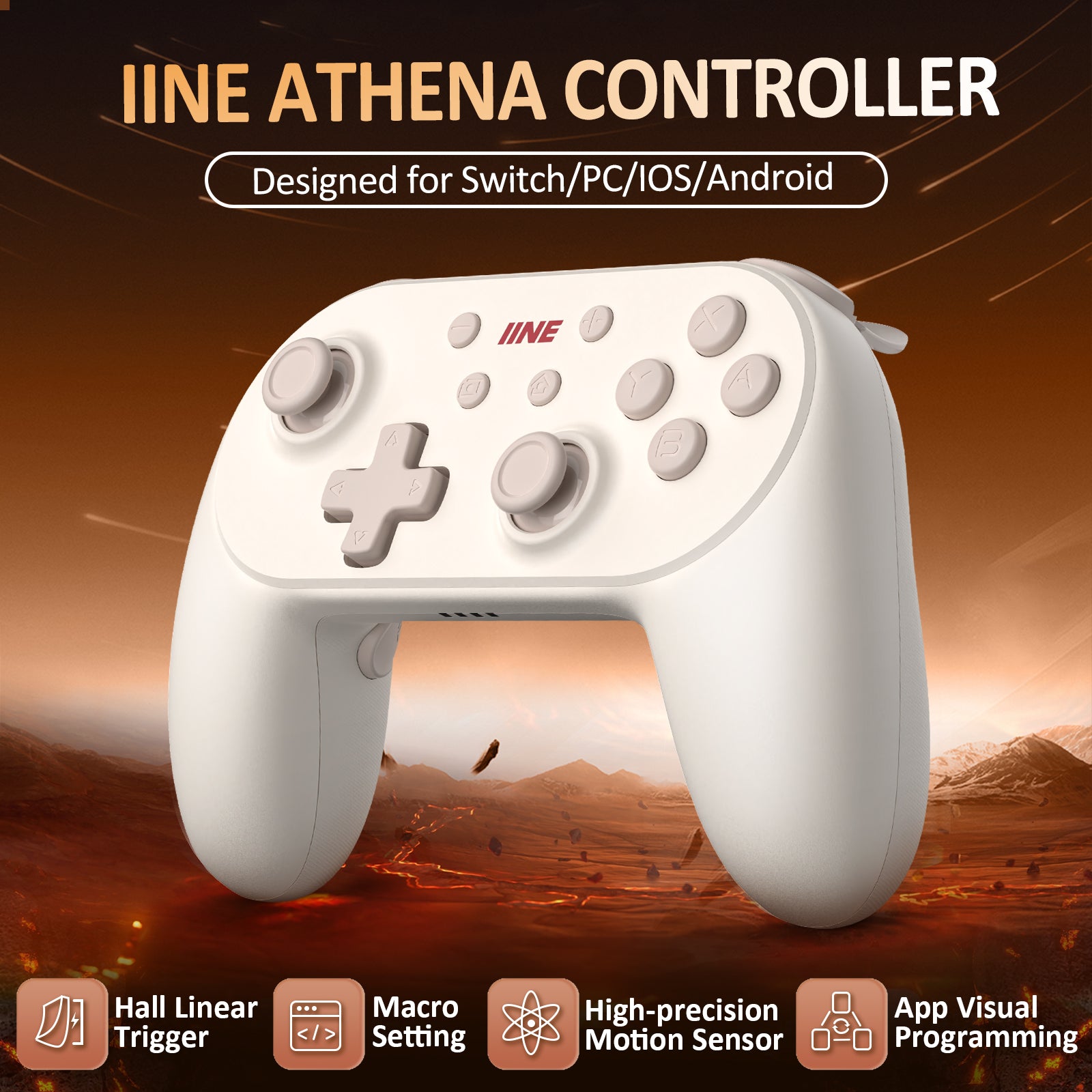 IINE Athena Wireless Controller For N-Switch/PC (L969) | Shopee Philippines