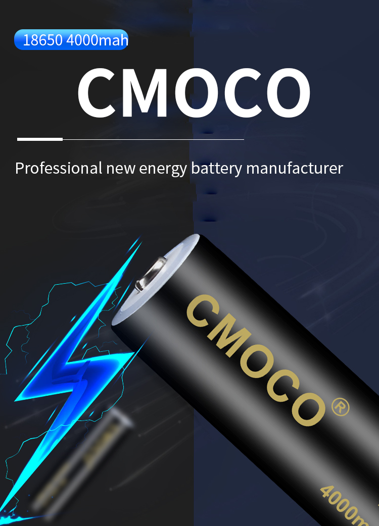 2PCS Legit CMOCO 18650 Battery 4000mah 40A 3.7v Lithium Rechargeable ...